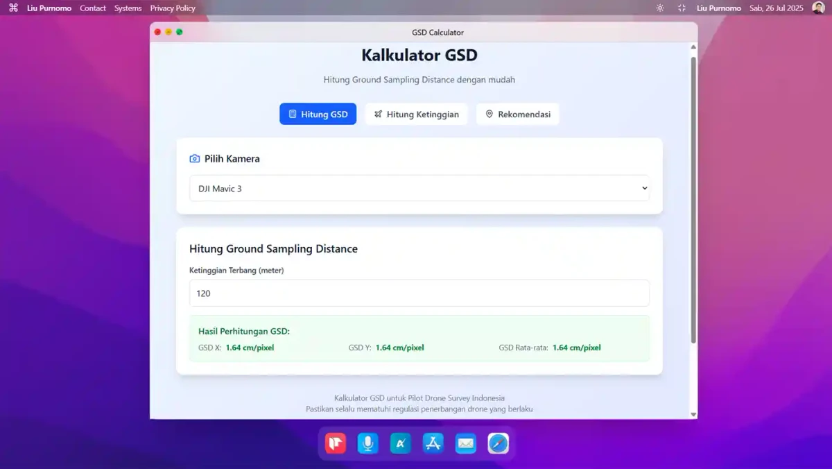 GSD Calculator, Tool Perhitungan Ground Sampling Distance untuk Drone ...
